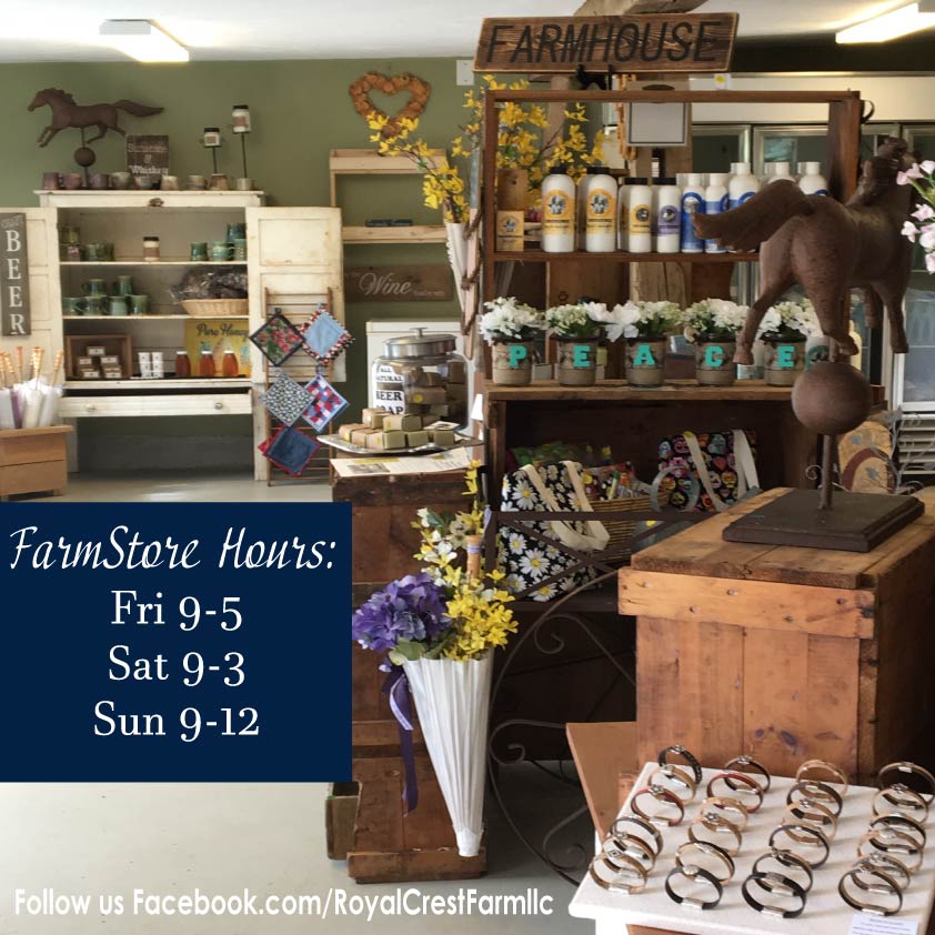 FarmStore Hours – Royal Crest Farm